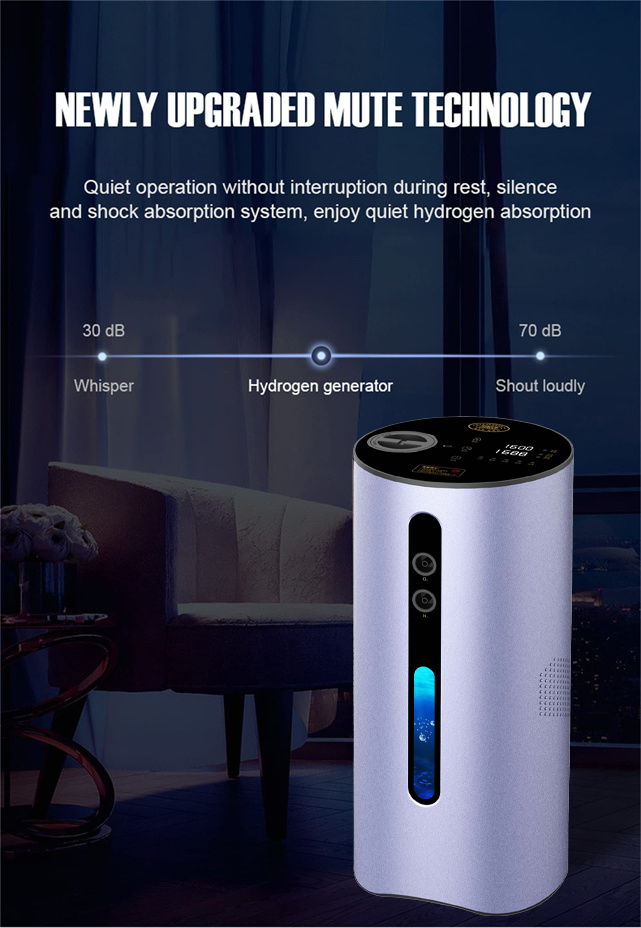 300ml/min Portable Hydrogen Inhaler, 99.99% High Purity Low Noise PEM ...