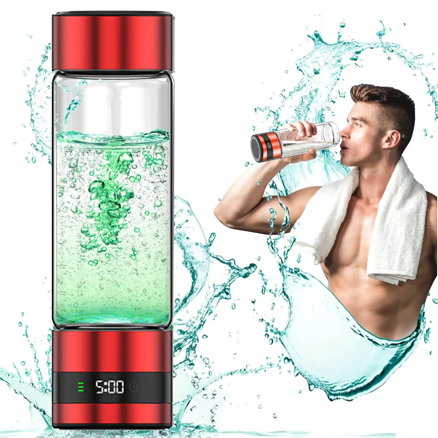 460ml Hydrogen Rich Bottle_400ml-600ml_Hydrogen Rich Water Bottles ...