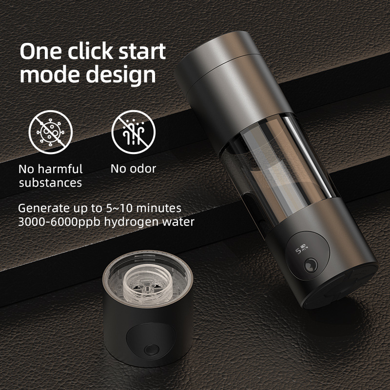 Ultimate Hydrogen Water Bottle: 3-in-1, with Emitter Module & Generator ...